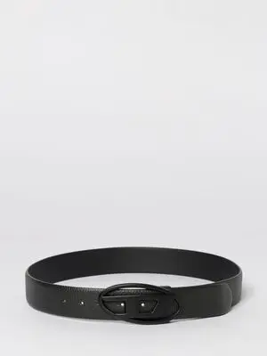 DIESEL® Belt With Oval Buckle - Black