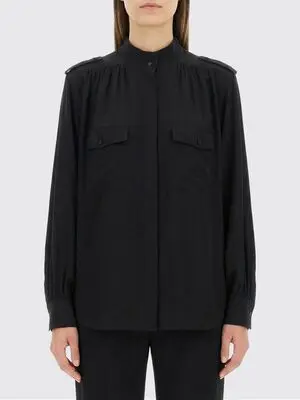 Chloé Band Collar Shirt - Black