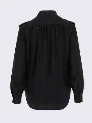 Chloé Band Collar Shirt - Black