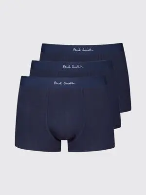 Paul Smith Set Of 3 Cotton Boxers - Blue