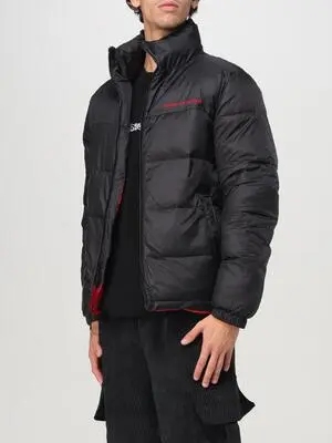 VISION OF SUPER Puffer Jacket With Flame Print