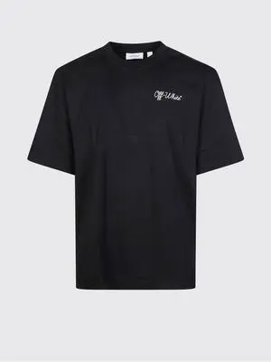 Off-White Crew-neck T-shirt In Cotton With Logo