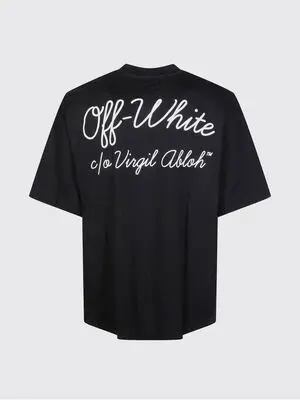 Off-White Crew-neck T-shirt In Cotton With Logo