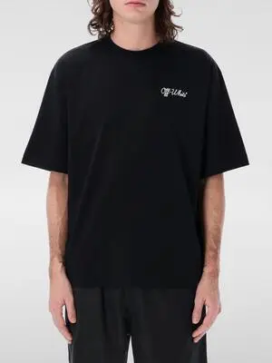 Off-White Crew-neck T-shirt In Cotton With Logo