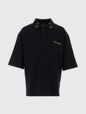 Amiri Cotton Polo Shirt With Logo