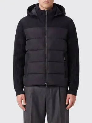 MOORER Jesse-stp Quilted Wool And Cashmere Down Jacket With Hood - Blue