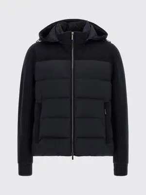 MOORER Jesse-stp Quilted Wool And Cashmere Down Jacket With Hood - Blue