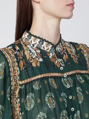 Farm Rio Printed Cotton Ayla Shirt