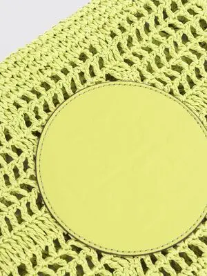 Tory Burch Ella Crochet Raffia Clutch - Green