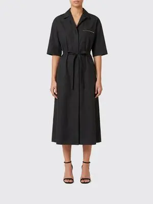 Fabiana Filippi Cotton Chemisier Dress - Blue