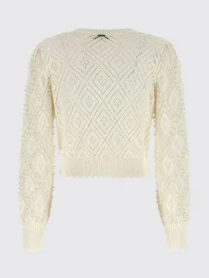 TWINSET Cotton Cardigan With Embroidered Beads