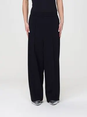 Fabiana Filippi Trousers In Viscose Blend - Blue