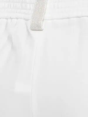 Fabiana Filippi Wide-leg Trousers In Stretch Viscose Blend - White