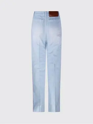Victoria Beckham Straight Cotton Denim Jeans