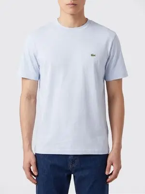Lacoste Cotton T-shirt With Logo - Sky Blue