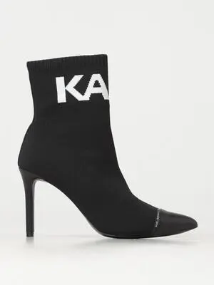 Karl Lagerfeld Sock Boots - Black