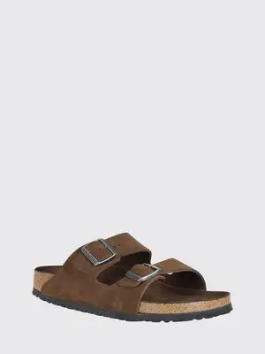 BIRKENSTOCK Arizona Suede Sandals - Brown
