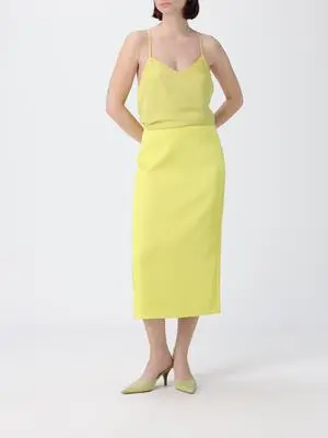 TWINSET Viscose Skirt - Lime