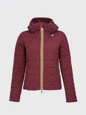 K-WAY Lil Diamond Quilted Warm Down Jacket In Padded Nylon - Violet
