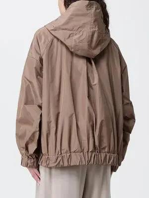 Max Mara Technical Nylon Zip Up Jacket