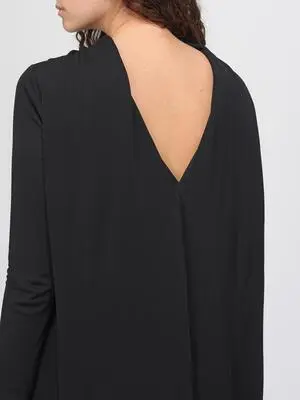 TOTEME Long Sleeve High Neck Midi Dress