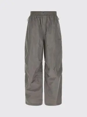 Alexander Wang High-waisted Wide-leg Jogging Pants In Technical Fabric