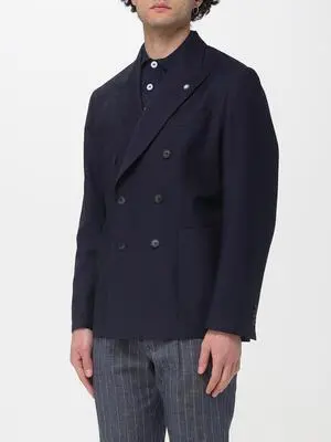 MANUEL RITZ Double-breasted Virgin Wool Blazer