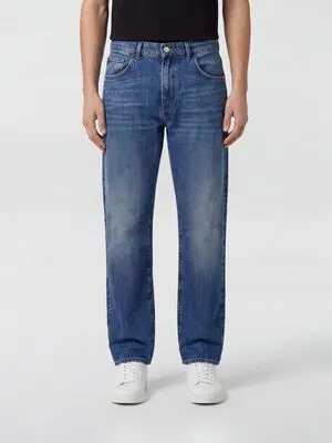 AMISH SUPPLIES James Straight Cotton Denim Jeans - Blue