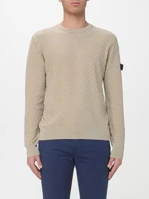 Peuterey Cotton Crew Neck Sweater - Beige