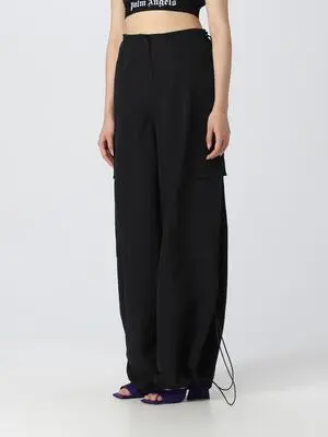 Palm Angels Cargo Trousers - Black