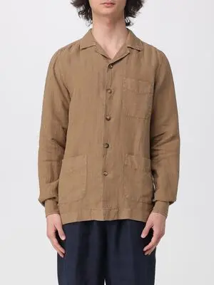 Boglioli Basic Linen Shirt - Mud