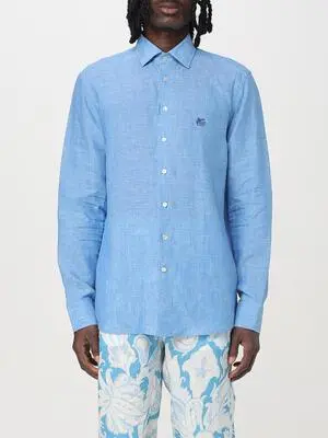 Etro Shirt Colour - Gnawed Blue