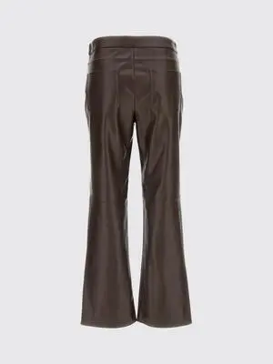 Max Mara Sublime Flared Mid-rise Calfskin Leather Pants - Brown