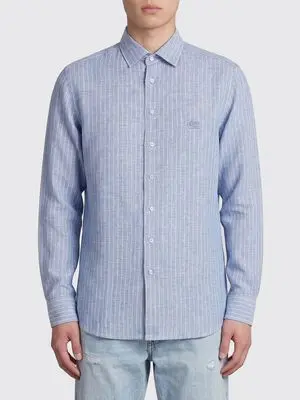 Etro Striped Linen Shirt - Blue