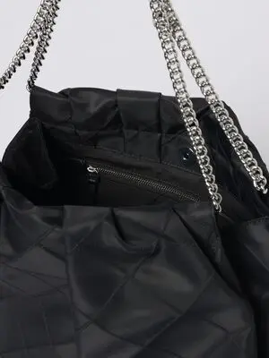 Tory Burch Fleming Quilted Nylon Bag - Black