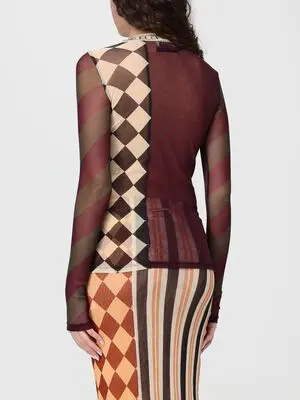 JEAN PAUL GAULTIER The Patchwork Printed Tulle Top