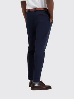 Brunello Cucinelli Stretch Cotton Chino Pants - Blue