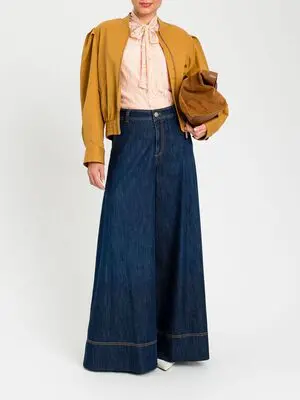 TWINSET Cotton Flare Jeans