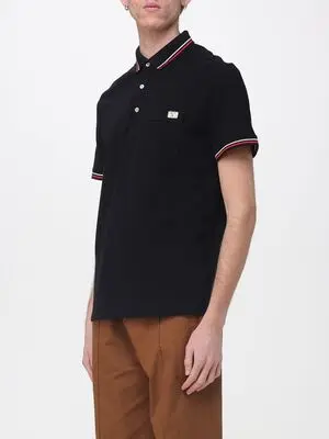 Valentino Garavani Cotton Polo Shirt With Logo - Black