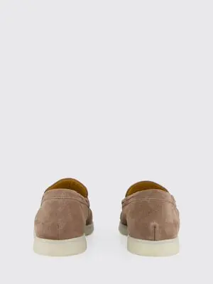 AURELIEN Suede Loafers With Round Toe And Rubber Sole