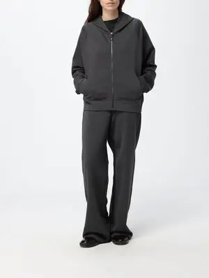 Max Mara Hooded Zip-up Sweatshirt - Grey