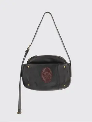 Versace Lou Bag In Nappa Leather - Black