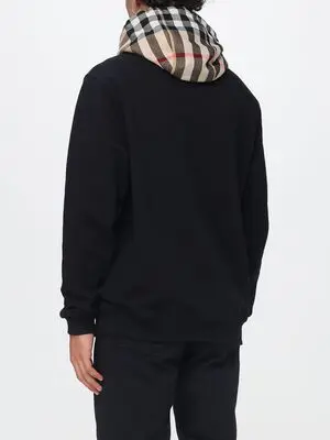 Burberry Checked Hooded Sweatshirt