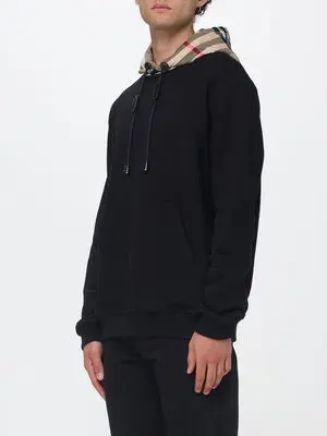 Burberry Checked Hooded Sweatshirt