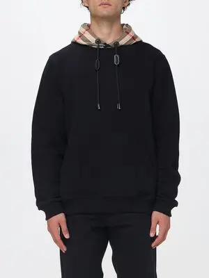 Burberry Checked Hooded Sweatshirt