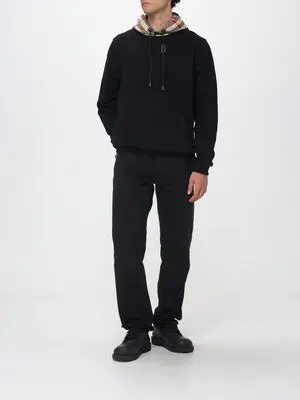 Burberry Checked Hooded Sweatshirt