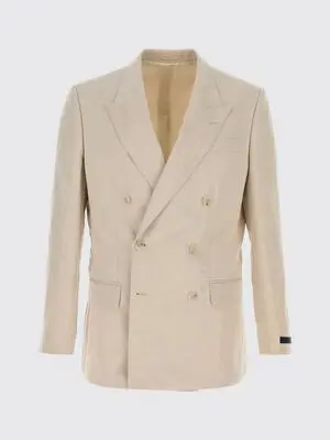 Hugo Double-breasted Linen Blend Blazer