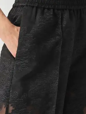 MEIMEIJ Cropped Trousers In Lace