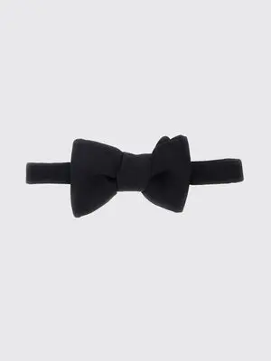 TOM FORD Pure Silk Bow Tie With Adjustable Strap - Black