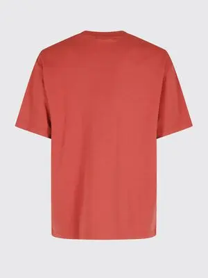 Drole De Monsieur Cotton T-shirt With Mini Logo - Red